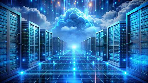 Safeguarding Digital Frontiers Binary Code Data Cloud Protection Premium Ai Generated Image