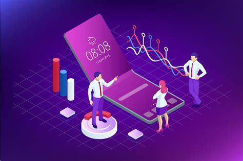 Premium Vector Isometric Business And Finance Analysts Analyzing Key Performance Indicators