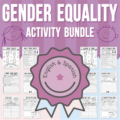Gender Equality Activities Bundle Made By Teachers