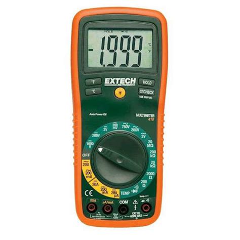 Extech Ex410 Dmm With Temperature Type K 05 Accuracy Product