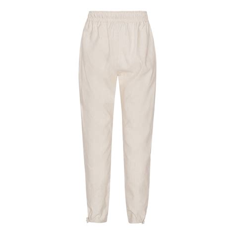 بنطلون كتان بيج