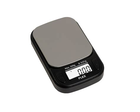 Fl 200 Bk Flex On Balance Digital Mini Scale 200g X 0 01g Black Truweigh International Inc