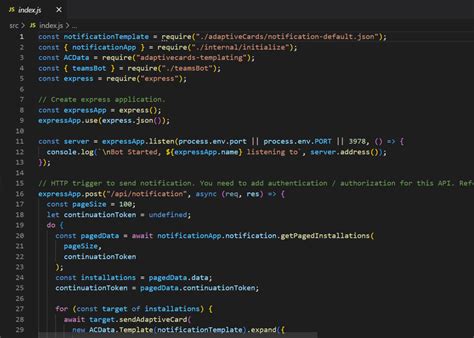 Build Notification Bot With Javascript Teams Microsoft Learn