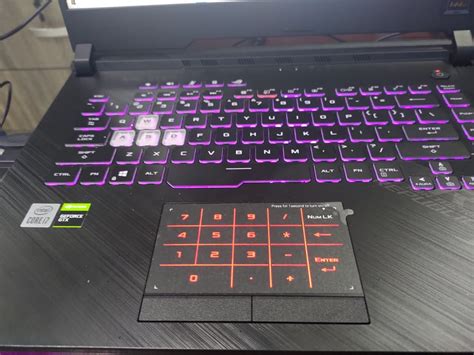 The Numpad On My Touchpad Is Not Working I Am Able To Use The Touchpad