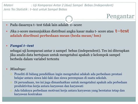PPT T Test PowerPoint Presentation Free Download ID 3368871