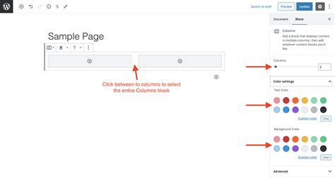 how to make columns in wordpress without a plugin easy method