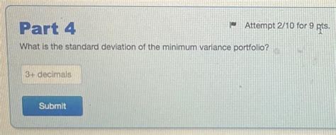 solved stock 1 has an expected return of 10 and a standard