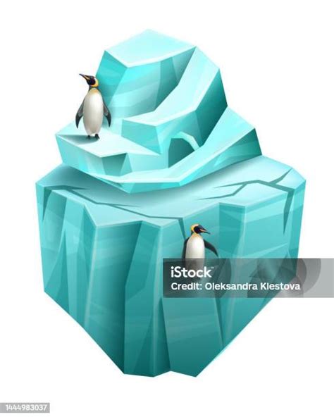 빙하 게임 섬 아이소메트릭 북극 벡터 얼음 땅 3d 만화 빙산 북쪽 비행장 빙산 얼음 형태에 대한 스톡 벡터 아트 및 기타 이미지 빙산 얼음 형태 펭귄 3차원 형태