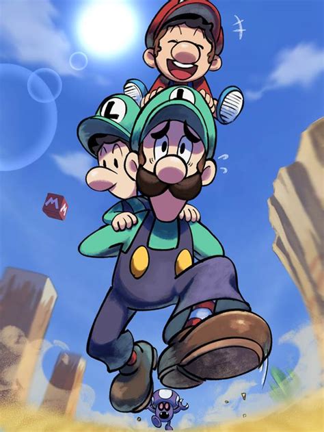 マリオandルイージ風イラストまとめ②pixiv马里奥与路易基rpg图片 Bobopic