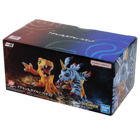 Bandai Ichibansho Digimon Adventure Digimon Ultimate Evolution Agumon And Gabumon Figure Yellow