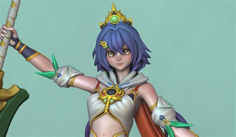 Yunli Fan Art Honkai Star Rail 3d Printed Resin Model Figure Kit Etsy