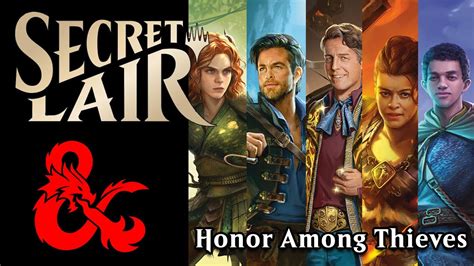 Dungeons And Dragons Honor Among Thieves Mtg Secret Lair Drop Youtube