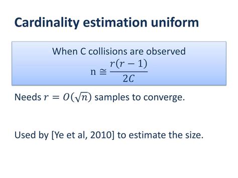 Ppt Estimating Clustering Coefficients And Size Of Social Networks