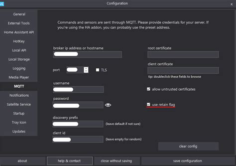 bug mqtt messages are not sent with retain flag although hass agent is