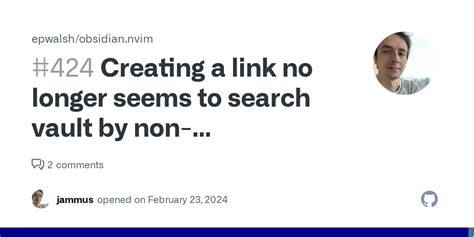 Creating A Link No Longer Seems To Search Vault By Non Frontmatter Titles Issue Epwalsh