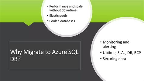 Migrating Data And Databases To Azure Pptx