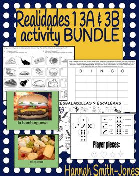 Realidades 1 3A 3B Activity BUNDLE By Senora Smones TpT
