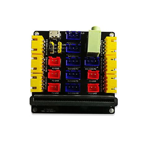 新款Microbit开发板扩展板 Python 编程创客教育 micro bit转接板 阿里巴巴