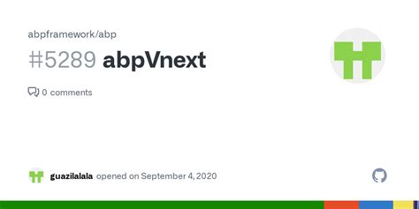 Abpvnext · Issue 5289 · Abpframeworkabp · Github