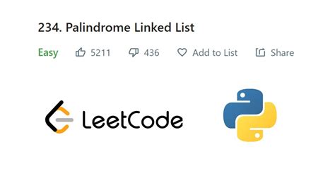 Palindrome Linked List Leetcode Python Love Babbar Dsa Cracker Sheet Youtube