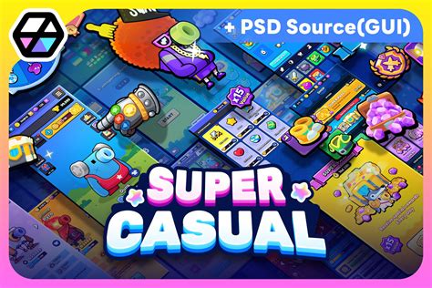 Gui Pro Super Casualpsd 2d Gui Unity Asset Store