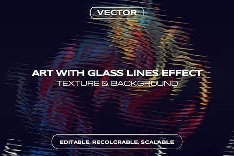 Premium Vector Art With Glass Lines Effect Premium Vector Art With Glass Lines Effect