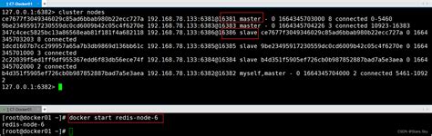 【云原生 Docker 高级篇】03、搭建 Redis 3主3从集群多主机docker搭建三主三从redis集群 Csdn博客