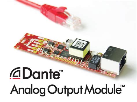 Audinate Introduces Dante Analog Output Adapter Module AudioXpress
