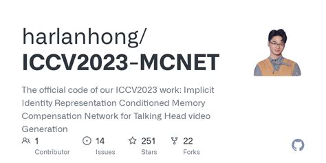Github Harlanhong Iccv Mcnet The Official Code Of Our Iccv Work Implicit Identity