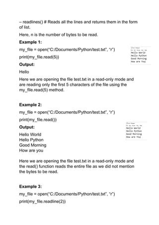 CHAPTER 2 FILE HANDLING Txtfile Pdf Is Here PDF