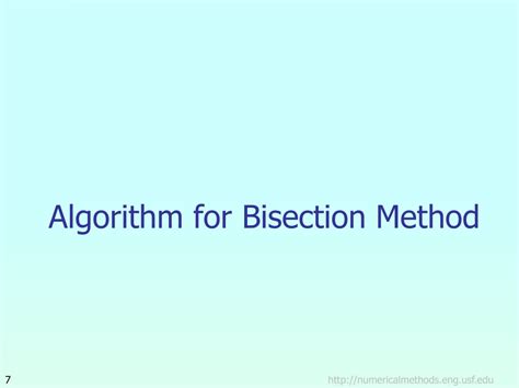 Ppt Bisection Method Powerpoint Presentation Free Download Id9736246