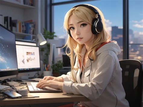 Premium Ai Image A Teacher Using Multimedia And Technology To Teach Visual And Auditory Learners