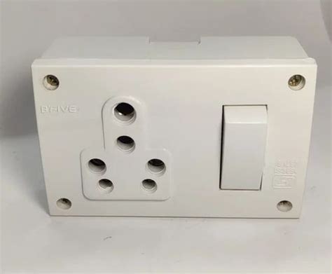 20a Bfive 6 And 16 Amp S S Combined Switch Socket With Box Code B 146 At ₹ 100 Piece In