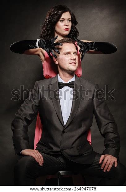 Woman Control Man Sexy Female Controls Stock Photo 264947078 Shutterstock