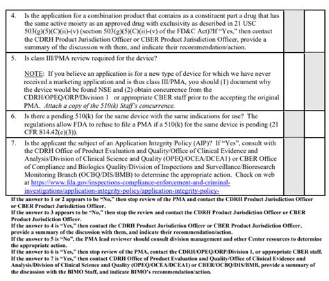 2019 Fda Guidance Acceptance And Filing Reviews For Premarket Approval Applications Pmas