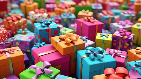 흰색 배경의 축하 행사에 완벽한 만화 스타일의 다채로운 선물 상자 3d 렌더링 선물 패키지 생일 선물 생일 상자 배경 일러스트 및 사진 무료 다운로드 Pngtree