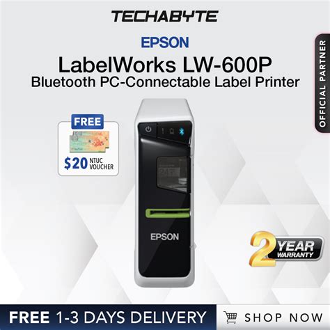 Epson Labelworks Lw 600p Bluetooth Pc Connectable Label Printer