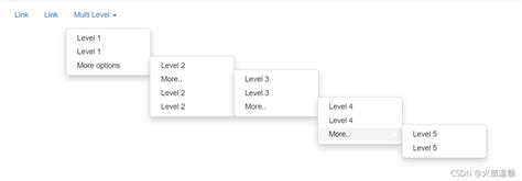 bootstrap悬浮多级导航菜单 bootstrap 水平导航多级 csdn博客