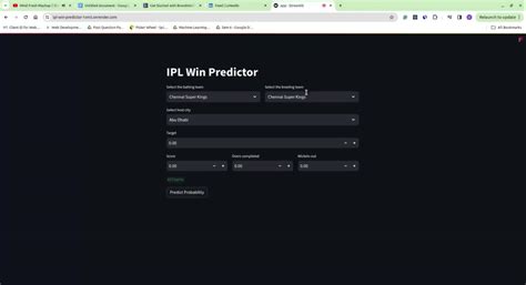 daksh jain on linkedin coding python ml streamlit ipl cricket mlincricket machinelearning…