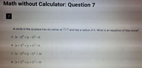 April 12 Qas Math No Calc How Do I Solve This R Sat