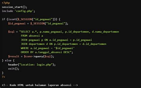 Membuat Web Absensi Online Dengan Php Dan Mysql Panduan Terbaik Kantor Kita