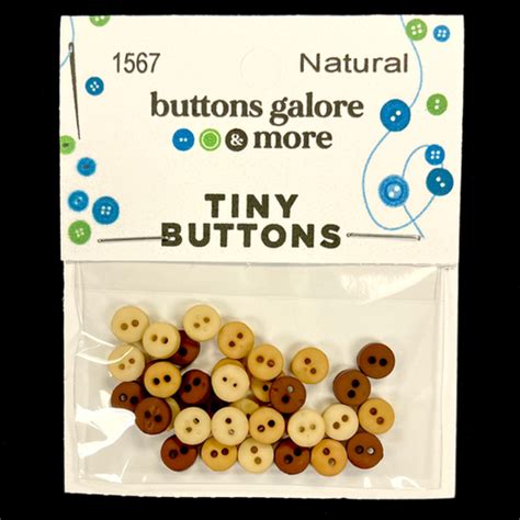 Natural Tiny Buttons Jeromethomasdesigns