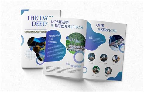 Design Brochure The Data Deeds Freelancer