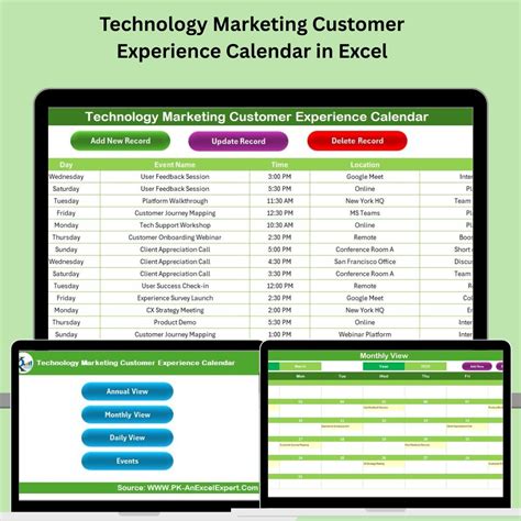 Marketing Ai Implementation Calendar In Excel Next Gen Templates