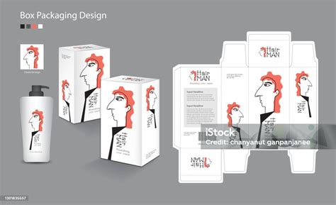 머리 크림 피부 로션 샴푸 미용 건강 의학 보충을위한 상자 포장 벡터 3d 상자 상자 모형 포장 디자인 제품 디자인 남성 캐릭터 만화 벡터 일러스트 상자에 대한 스톡 벡터
