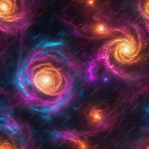Premium Ai Image 3d Rendering Of Neon Cosmic Nebulae And Vortex