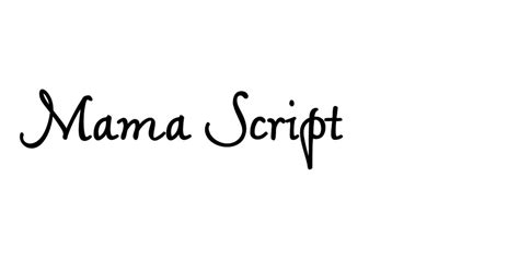 Mama Script In Use Fonts In Use