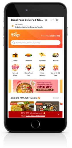 Beep QR Table Scan 20 Off Promotion Touch N Go