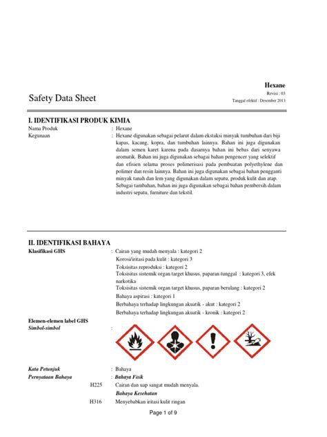 Msds Hexane 041705 Pdf
