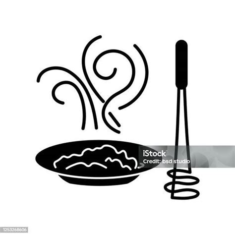 퓨어 블랙 글리프 아이콘 크리미한 야채 페이스트 요리 방법 공백에 음식 요리 과정 실루엣 기호 맛있는 감자 매시 사과 소스 후무스 접시 벡터 고립 된 일러스트 감자 요리에